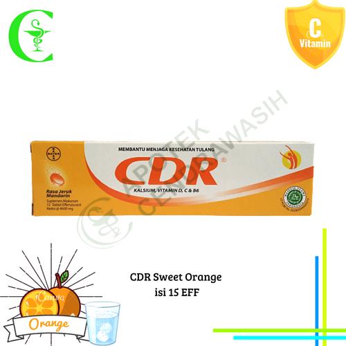 Jual CDR SWEET ORANGE ISI 15 TABLET EFFERVESCENT - SUPLEMEN CALCIUM ...