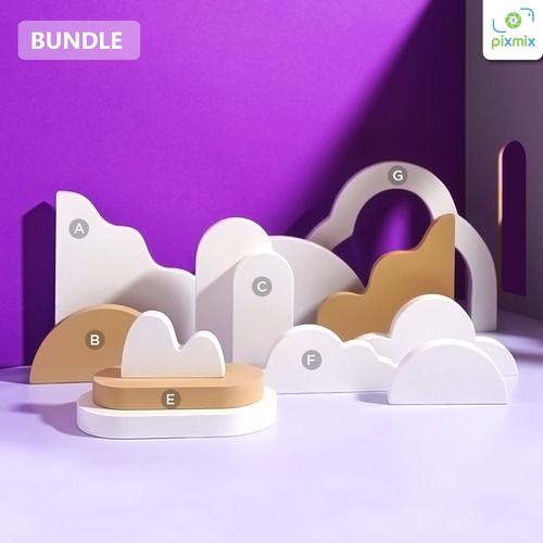 Promo Props Properti Foto Produk Irregular Shape | Pixmix Gio - F ...