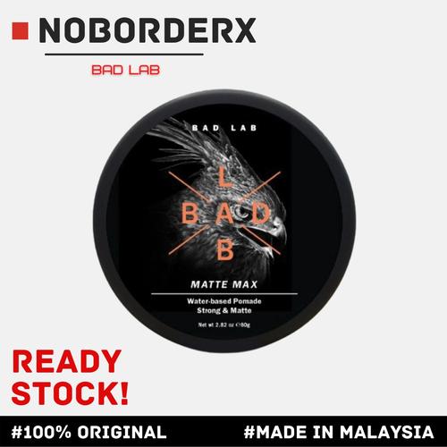 Jual BadLab / Bad Lab Matte Max Waterbased Pomade - Jakarta Pusat - NoBorderX Indonesia | Tokopedia