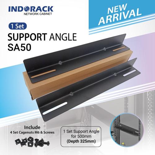 Jual Support Angle Rack / Siku L Wallmount INDORACK SA50 Depth 500mm ...