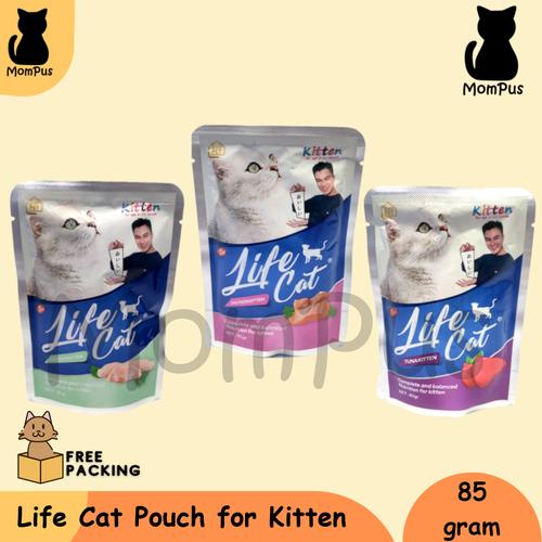 Jual Life Cat Pouch Sachet KITTEN 85gr Tuna / Salmon / Chicken - Tuna ...