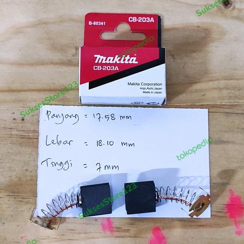 Jual Carbon Brush Makita CB 203 A / Arang / Spul / Sepul / Bostel / Kul - Jakarta Barat ...