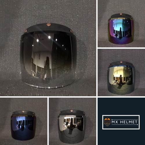 Jual Kaca Helm datar Kaca osbe GP 8 COATING kaca bogo retro - Kota ...