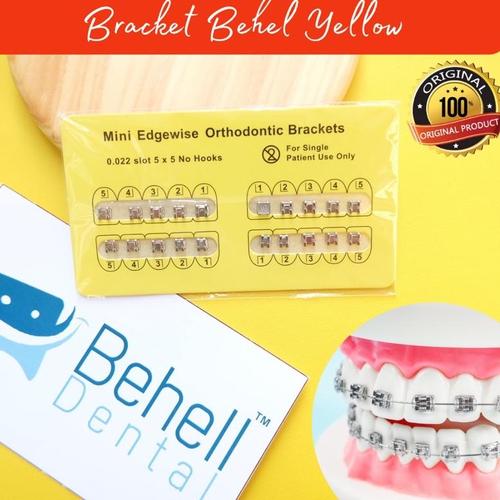Jual BRACKET BEHEL GIGI METAL AMPLOP YELLOW KUNING ORIGINAL - Kawat ...