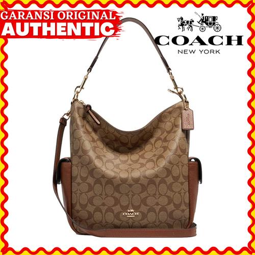 Promo Tas Coach Pennie Shoulder In Signature Wanita Original Branded ...