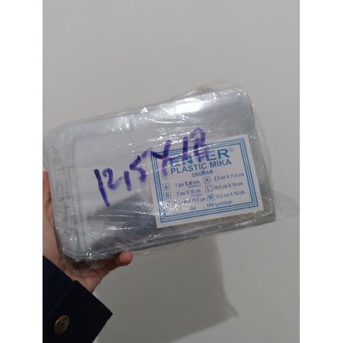 Jual enter id card kantor / mika 12.5 x 18 cm / plastic mika / name tag ...