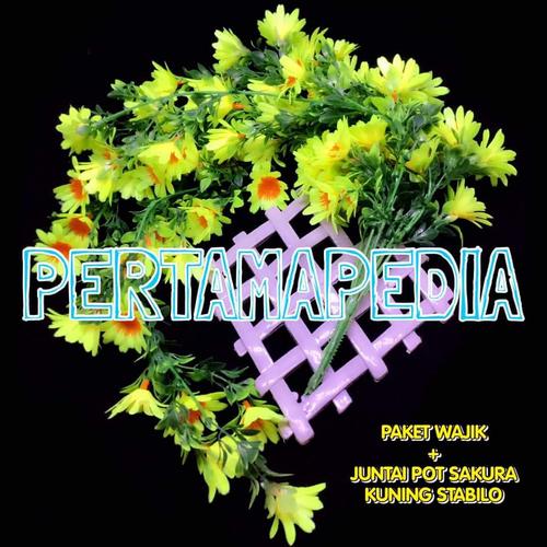 Jual Daun Bunga Plastik/ Daun Bunga Rambat/ Daun Bunga Palsu - Kuning ...