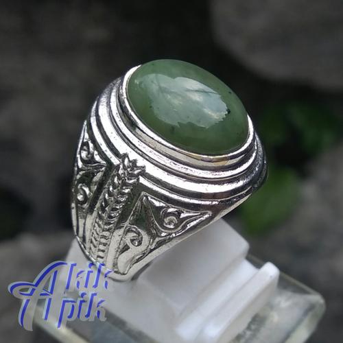 Jual Cincin Pria Batu Giok Nefrite Aceh Natural Nephrite Jade - Kota ...