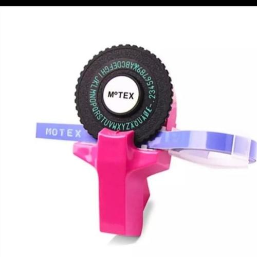 Jual MOTEX EMBOSS LABEL MAKER E 101 CETAK MANUAL WHEEL PRINTER LABEL ...