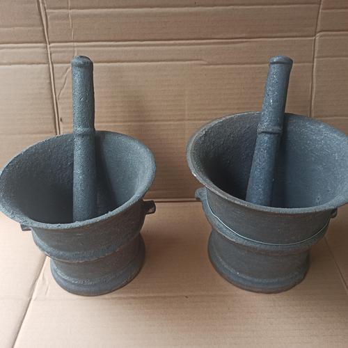 Jual Lumpang Besi Kecil Lumpang Besi Besar Lumpang Besi Tumbuk Bumbu ...