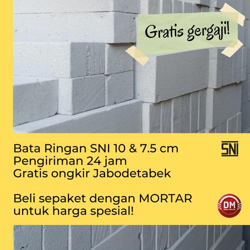 Jual DUNIA MORTAR Bata Ringan Hebel AAC Uk. 10 & 7.5 Jabodetabek ...