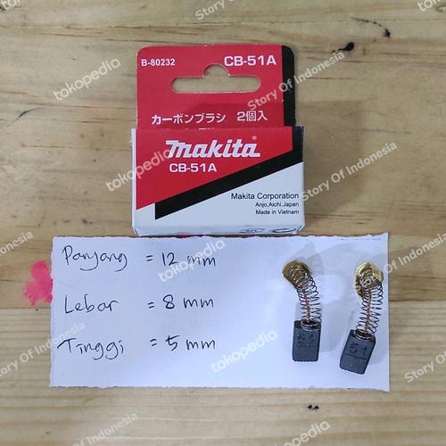 Jual Carbon Brush Makita CB 51 A / Arang / Spul / Sepul / Bostel / Kul - Jakarta Barat - Story ...