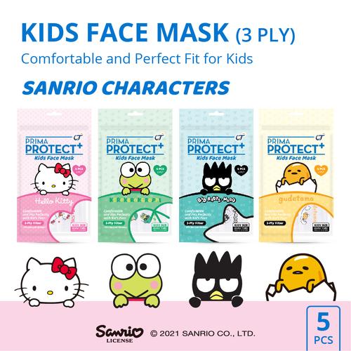 Promo Prima Protect+Kids Face Mask SANRIO CHARACTERS - Pack (isi 5 pcs ...