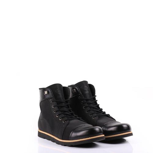 Jual Sepatu Pria Boot Biker Touring Safety Sol Karet Pabrik Lapangan ...