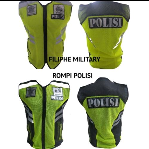 Jual Rompi polisi,rompi lantas ,rompi security - DOMINAN HIJAU, M - Kab ...