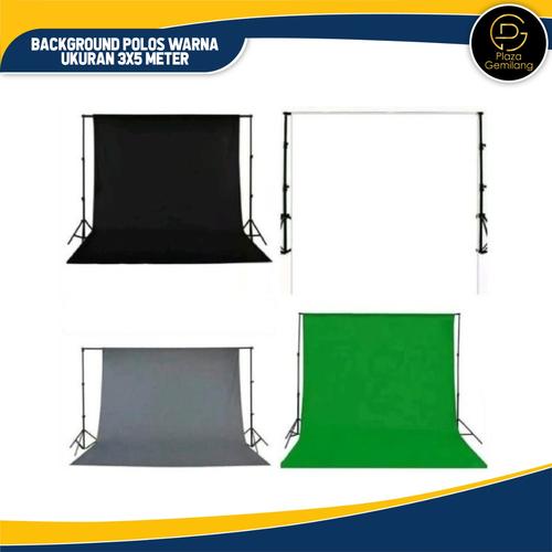 Jual Kain Background Polos Non Woven Warna ukuran 3x5 Meter - 3X5 ...