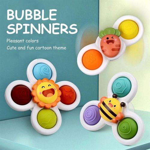 Jual Mainan Sensory Fine Motor Skill Gasing Fidget Spinner Gyro Rattle ...