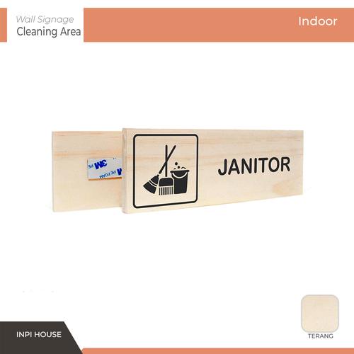 Jual janitor sign system - papan penanda janitor - signage - wall sign ...