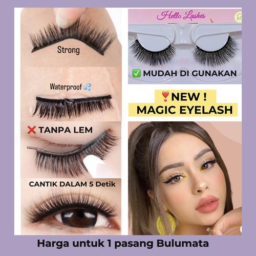 Jual MAGIC BULUMATA PALSU TANPA LEM EYELASH ADHESIVE BUKAN BULU MATA ...