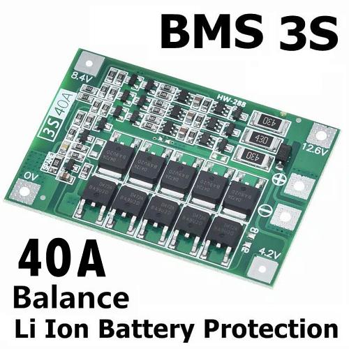 Jual Module 3S 40A Battery Lithium Charger PCB BMS Protection Board 12 ...