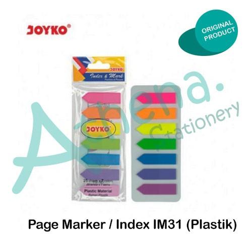 Jual Page Marker Flags/ Penanda Panah JOYKO IM 31/ Plastik 7 Warna ...