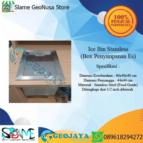 Jual [Ekonomis] Ice Bin Stainless Box / Tempat Penyimpanan Es Stainless ...