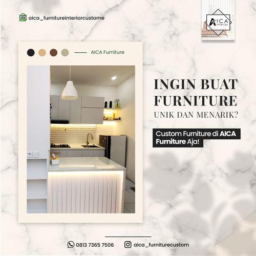 Jual kitchen set minimalis custom - Kab. Bogor - Aica furniture | Tokopedia