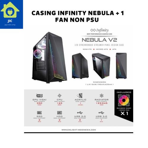 Jual CASING INFINITY NEBULA + 1 FAN - Jakarta Pusat - Jaya Intel Comp ...