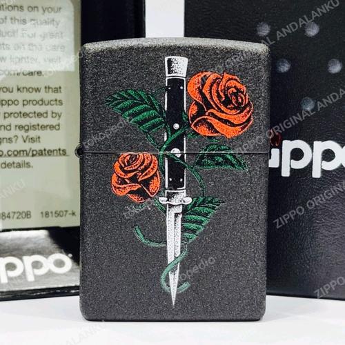 Jual Zippo Original 49778 Rose Dagger Tattoo Design - Jakarta Barat - ZIPPO ORIGINAL ANDALANKU ...