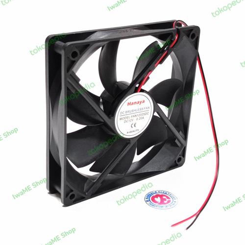 Jual Cooling Exhaust Fan Dc 12v 12cm kipas Pendingin Dc 12v 12x12 cm ...