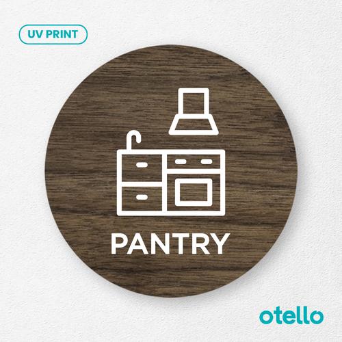 Jual Signage Pantry Sign Board Kayu Wooden Papan Label Tempel Nama ...