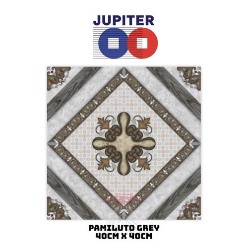 Jual Keramik Lantai JUPITER tile - PAMILUTO series 40x40 KW1 - Grey ...