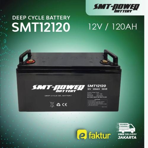 Jual DEEP CYCLE GEL BATTERY 12V 120AH - AKI VRLA SOLAR PANEL SMT-POWER ...