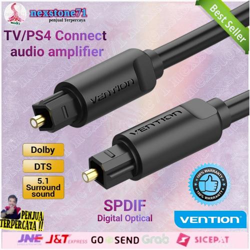 Jual Kabel Toslink Optical Digital Audio/Fiber Optik Male to Male - 1 ...