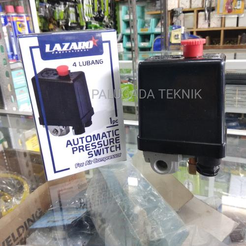 Jual AUTOMATIC PRESSURE SWITCH FOR AIR COMPRESSOR LAZARO / OTOMATIS ...