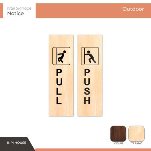 Jual sticker push pull pintu - Hitam - Kab. Bandung - INPI HOUSE ...