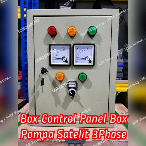 Jual Box Control Pompa Satelit Control Panel Pompa Satelit 3Hp 3Phase ...