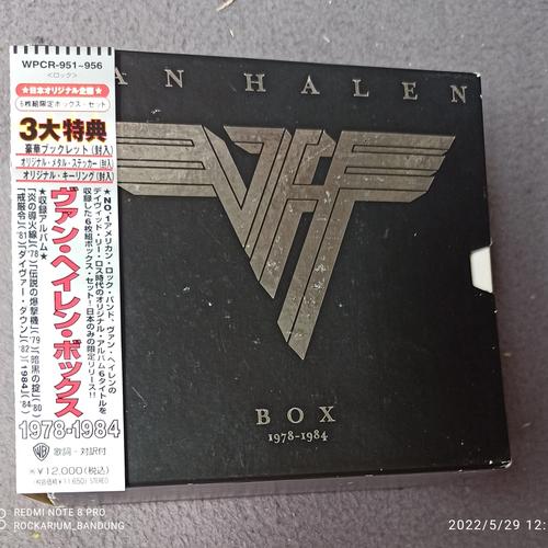 Jual CD Japan Van Halen - Box 1978-1984 (6CD) - Kab. Bandung ...