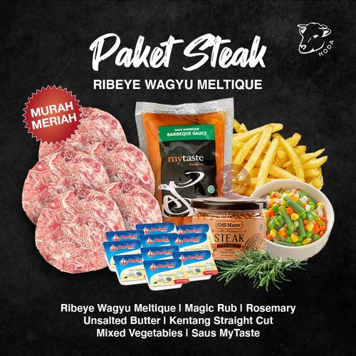 Jual Paket Steak Ribeye Wagyu Meltique BUNDLING HEMAT - Family, BBQ ...