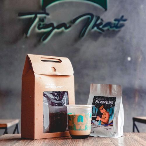 Jual HAMPERS KECIL - PARSEL KOPI BUBUK / MINUMAN BOX + KARTU UCAPAN ...