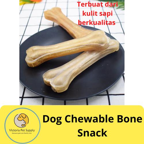 Jual Dog Chewable Bone Snack / Snack Tulang Gigitan Anjing Kulit Sapi ...