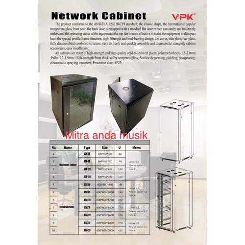 Jual Rak sound system plat besi kaca cabinets ata22u roda - Jakarta ...