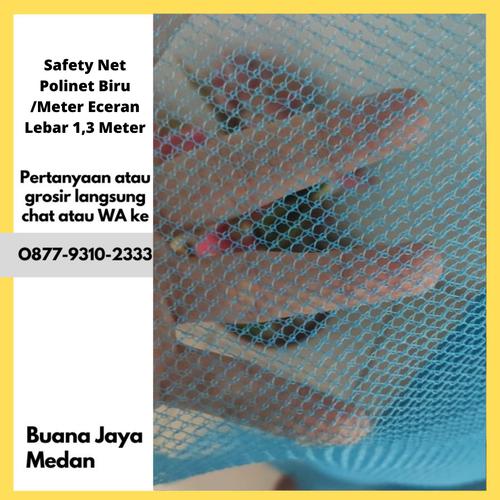 Jual Polinet Polynet Biru Meteran Lebar 1,3m Jaring Pengaman Safety Net ...