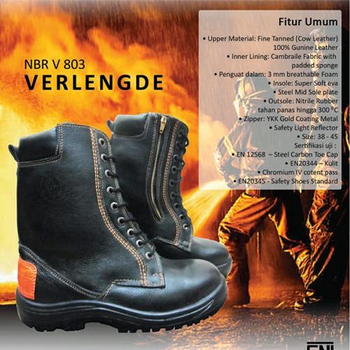 Jual sepatu Pria damkar Handymen NBR V 803 boot safety kulit ...