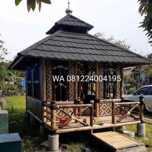 Jual mushola bambu ukuran bisa costom harga permeter persegi 2000.000 ...