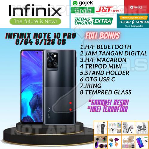Jual INFINIX NOTE 10 PRO 6/64 8/128GB NEW GARANSI RESMI BISA TUKAR TAMBAH - 6/64GB SECOND, NO ...