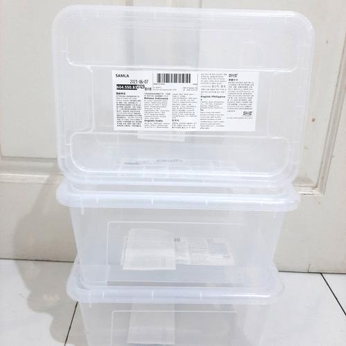 Jual KOTAK PLASTIK TRANSPARAN SERBA GUNA / KOTAK PENYIMPANAN STORAGE ...