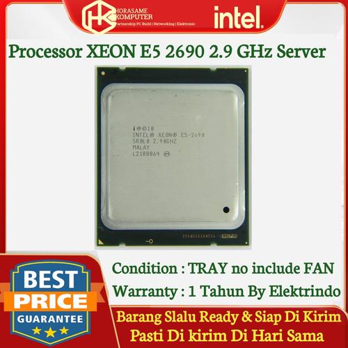 Jual Processor Intel Xeon E5-2690 8 Core 2.9GHz 8 GT/s 20MB Smart LGA ...