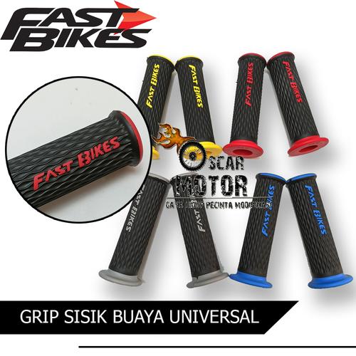 Jual GRIP FASTBIKES UNIVERSAL HANDGRIP FULL WARNA SISIK PEGANGAN MOTOR ...