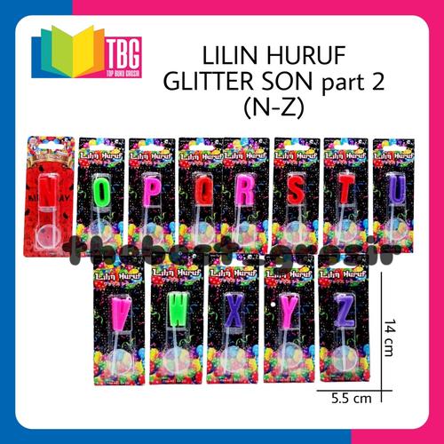 Jual LILIN HURUF GLITTER SON PART 2 LILIN ULANG TAHUN - Y - Kab ...